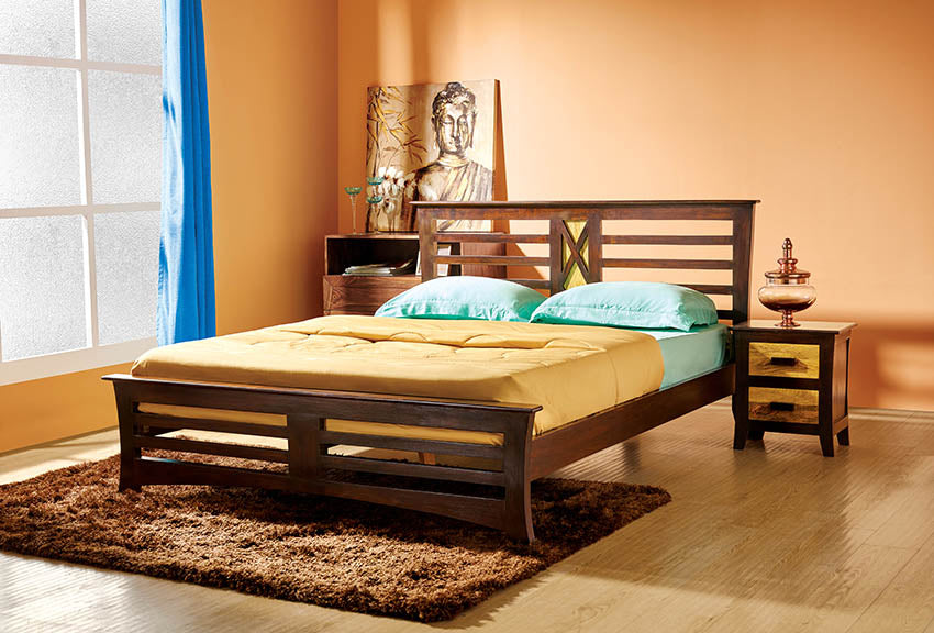 simple double bed frame