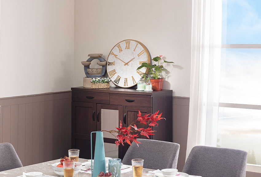 dining room clock decor