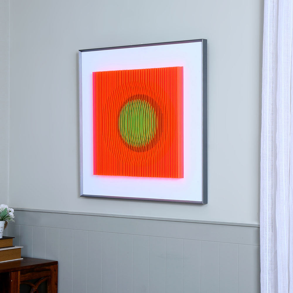 Fluted Sun Wall Decor (Red) – Nilkamal Homes