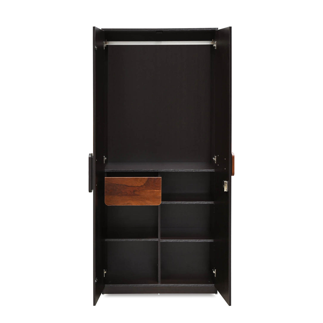 Buy Raven Wooden 2 Door Wardrobe (Wenge) Online in India | Nilkamal Homes