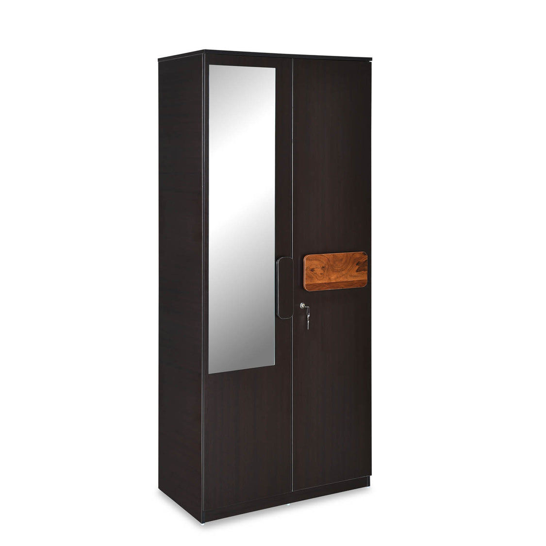 Buy Raven Wooden 2 Door Wardrobe (Wenge) Online in India | Nilkamal Homes
