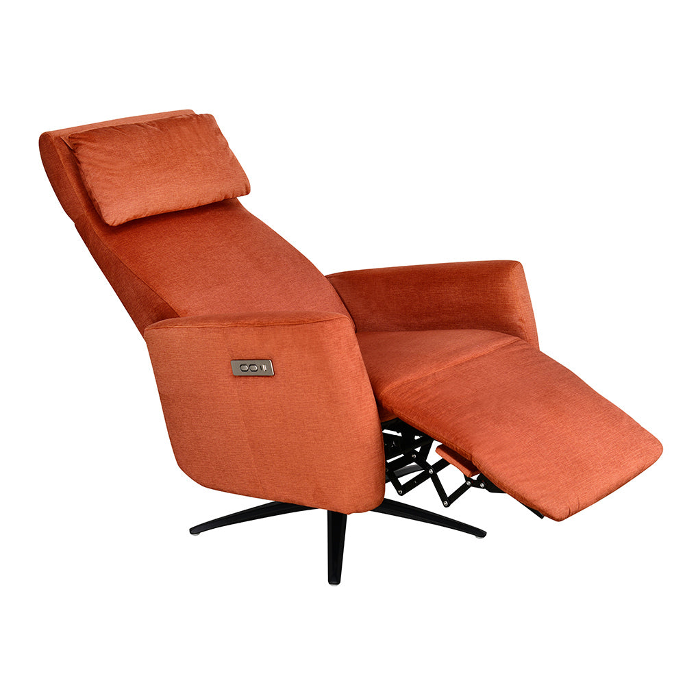 Archie 1 Seater Electric Recliner (Rust) – Nilkamal Homes