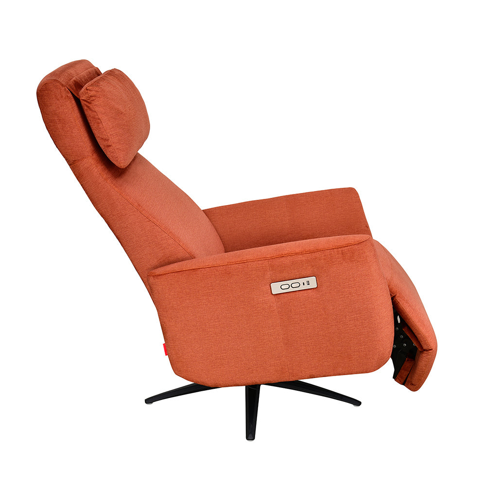 Archie 1 Seater Electric Recliner (Rust) – Nilkamal Homes