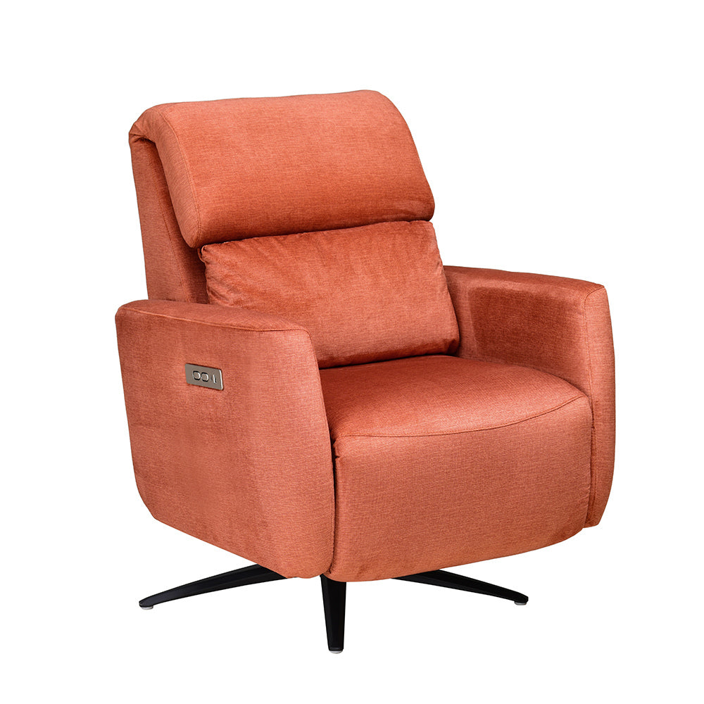Archie 1 Seater Electric Recliner (Rust) – Nilkamal Homes