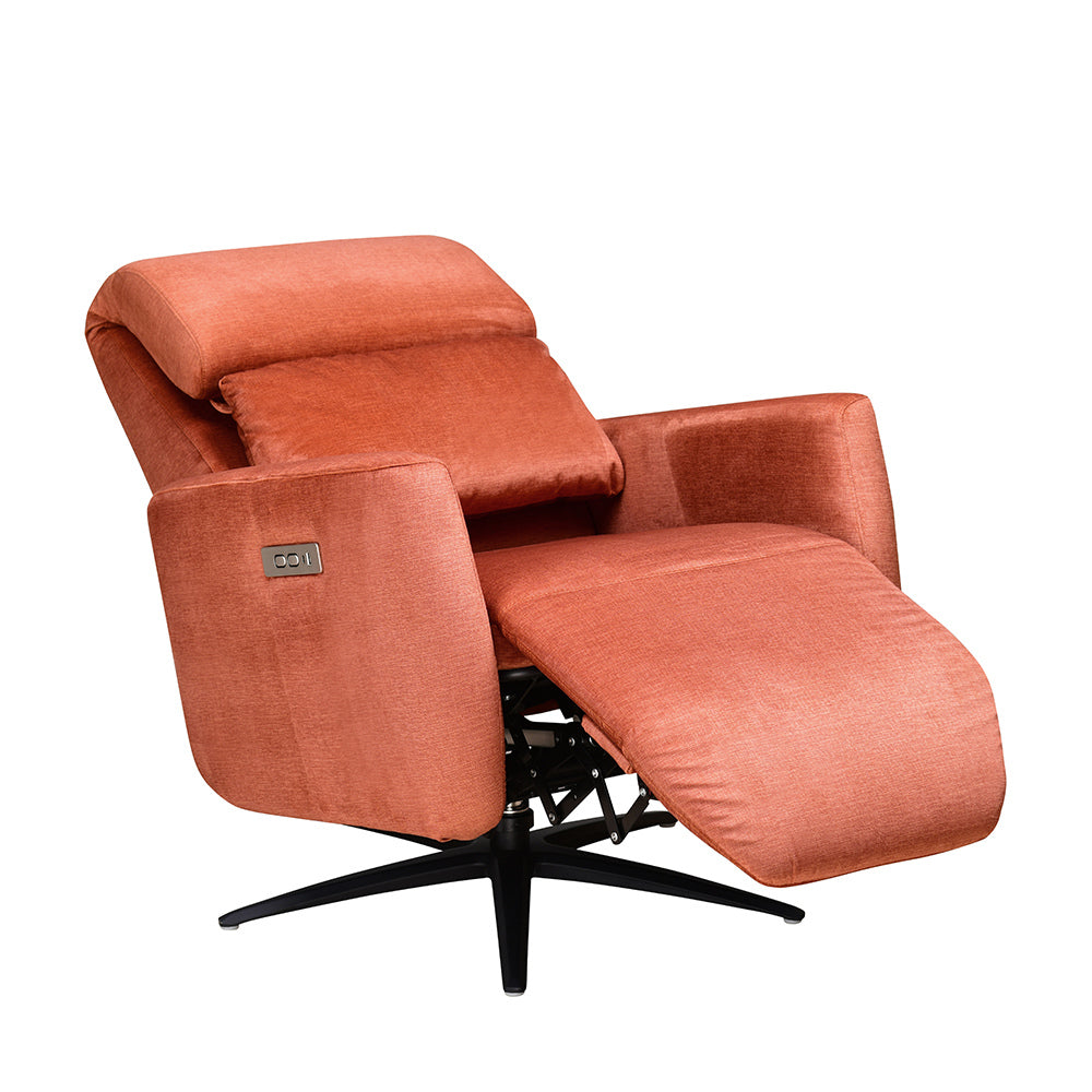 Archie 1 Seater Electric Recliner (Rust) – Nilkamal Homes