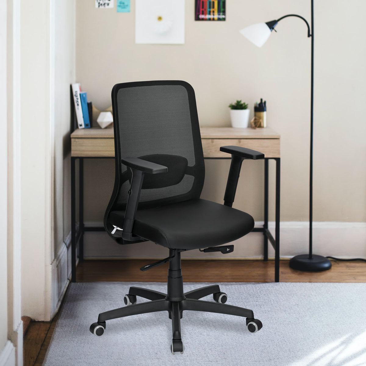 Buy Premium Glory Mid Back Office Chair (Black) Online in India ...